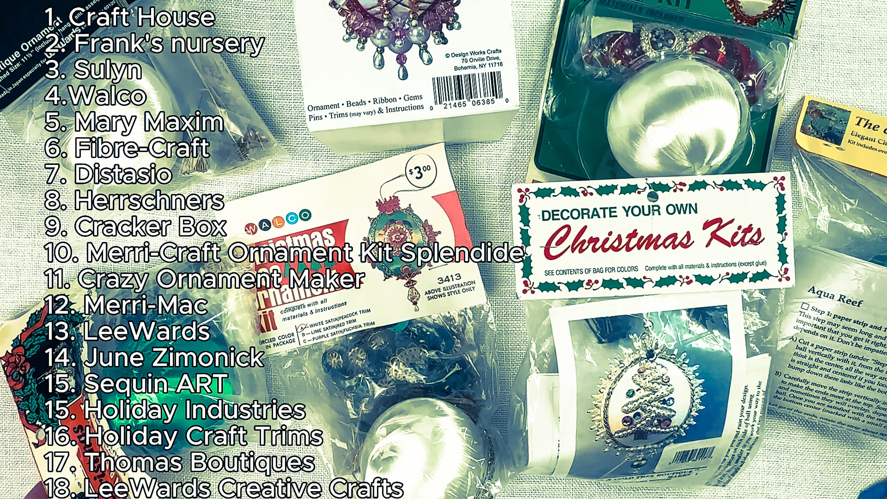 Vintage Satin Push Pin Ornament Kits Blog - Whim5seasons – whim5seasons